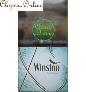 Winston Green Super Slims - Livraison gratuite. Magasin France pas cher.